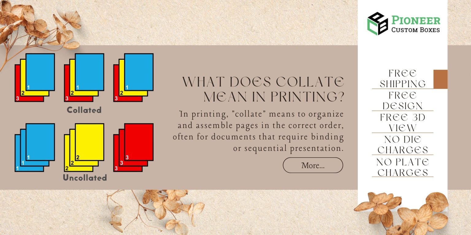 What Does Collate Mean in Printing?