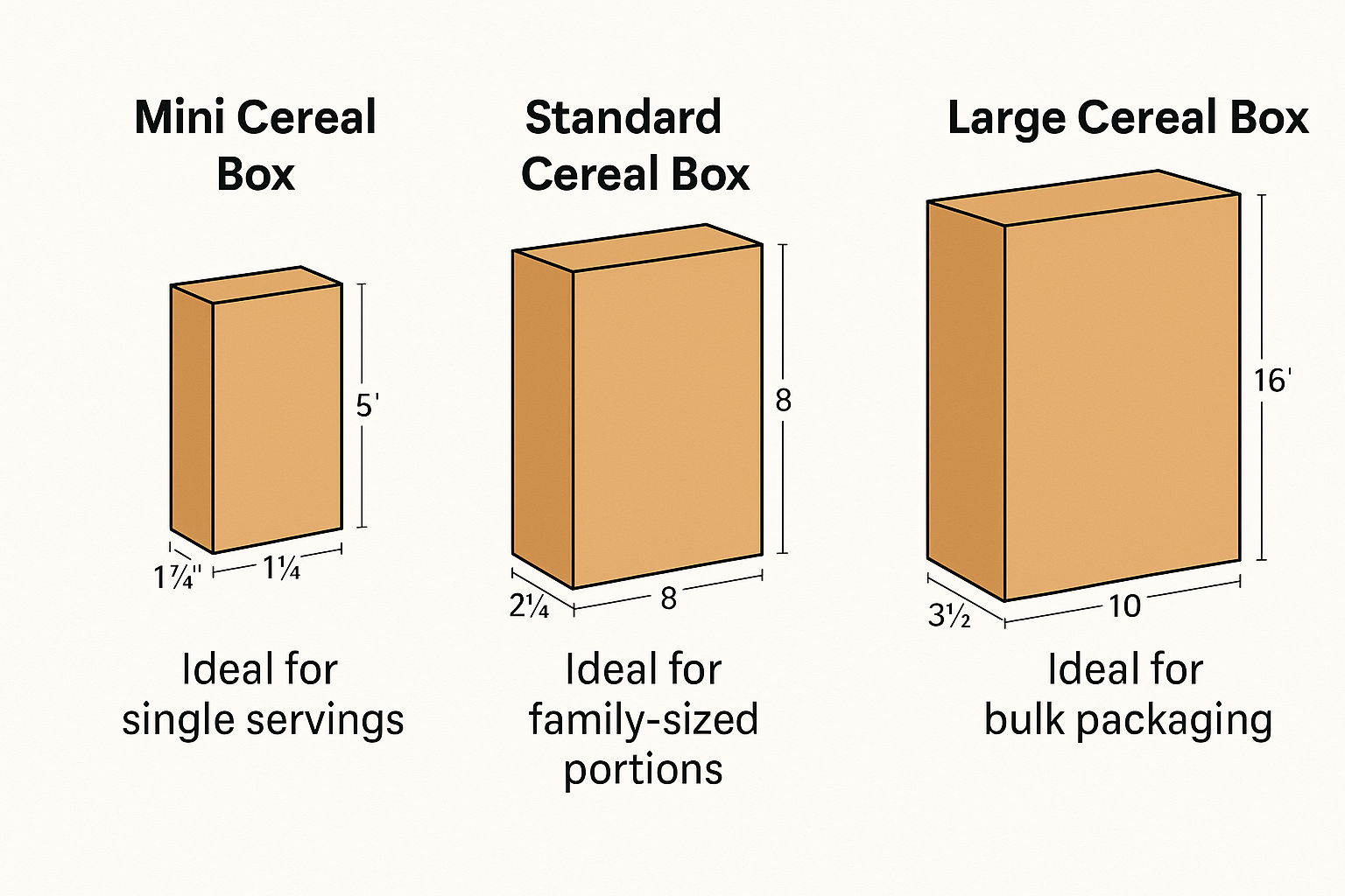 Cereal Box Dimensions Guide (2025) – Sizes, Specs & Tips